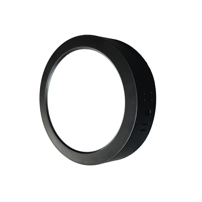 PANEL LED ADOSADO REDONDO NEGRO 18W BELLALUX
